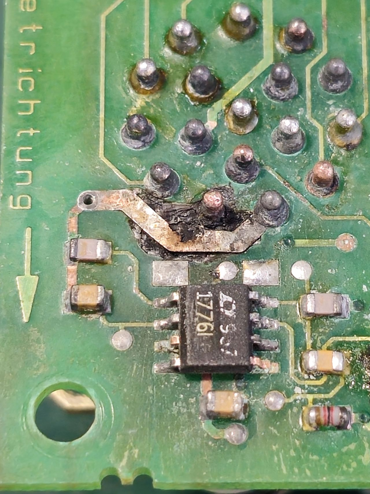 MTU. BlueLine system: ROS-7, electronic control lever damaged by water ...